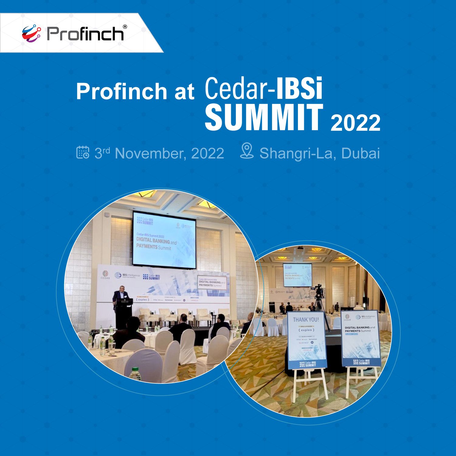 Profinch at Cedar IBSi Summit 2022 - profinch